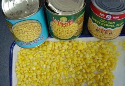 China Supply cheap canned sweet corn canned food from china for sale
