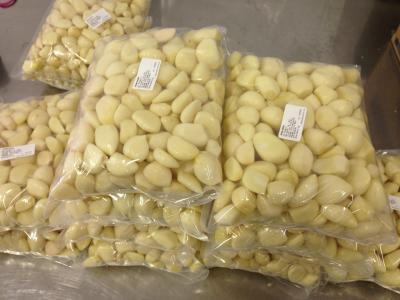 China Sell peeled garlic/Fresh peeled garlic/Vacuum packed peeled garlic cloves food for sale