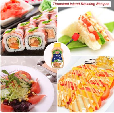 China 280g HALAL Thousand Island Dressing Thousand Island salad Sauce for sale