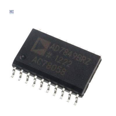 China AD7849BRZ-REEL SOIC-20 Digital-to-analog converter chip new and original IC electronic component integrated circuit for sale