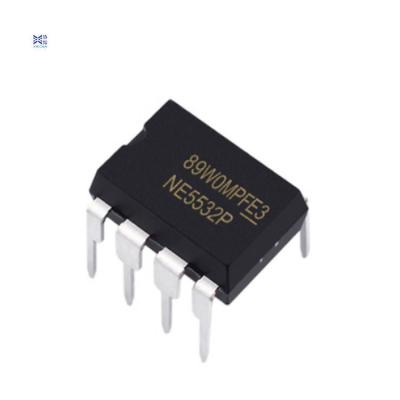 China NE5532P DIP-8 Dual channel operational amplifier IC chip pitch performance frequency operational amplifier low noise for sale