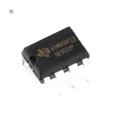 China NE5532P DIP-8 Dual channel operational amplifier IC chip pitch performance frequency operational amplifier low noise for sale