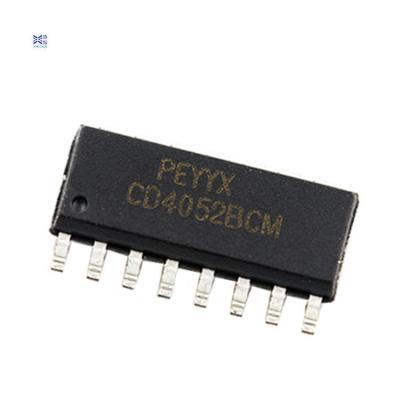 China CD4052BCM SOIC-16 Interface Analog Switch Multiplexing Logic Chip Integrated Circuit IC Electronic Component Demultiplexer for sale