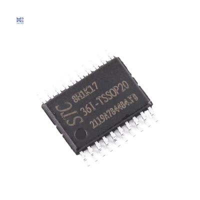 China STC8H1K17-36I-TSSOP 1T 8051 Microprocessor Chip 20 1.25kB-RAM 17 Port 1.9V ~ 5.5V for sale