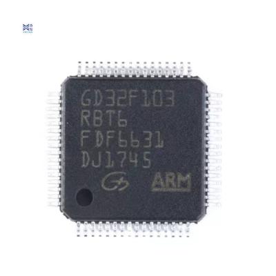 China GD32F103RBT6 LQFP64 32 Bit Mikrocontroller Chip Elektronische Komponenten zu verkaufen
