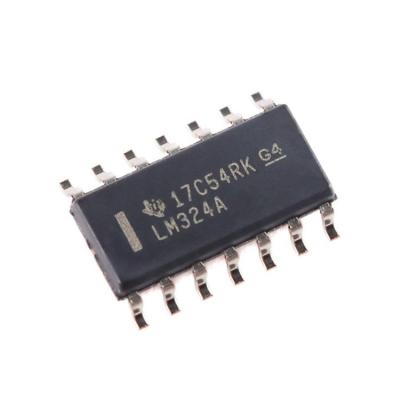 China Nieuwe originele LM324ADR SOIC-14 Quad Operational Amplifier IC chip Te koop