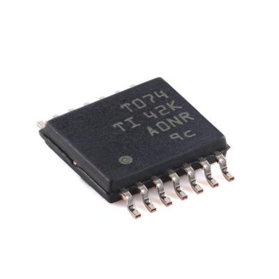 China TL074CPWR TSSOP-14 Quad-JFET-Eingangsbetriebsverstärker integrierte Schaltung zu verkaufen