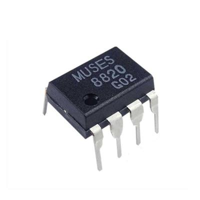 China Muse 8820 em linha DIP-8 amplificador de áudio chip integrado IC componentes eletrónicos acessórios novos e originais à venda