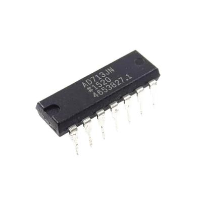 China AD713JNZ In-line DIP-14 In-line Precision Amplifier Chip IC Electronic Components Classic Audio Four Operational Amplifier for sale