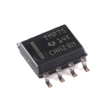 China TMP75AIDR SOIC-8 Impresión en pantalla TMP75 Sensor de temperatura Chip de gestión de energía Original Nuevo en venta