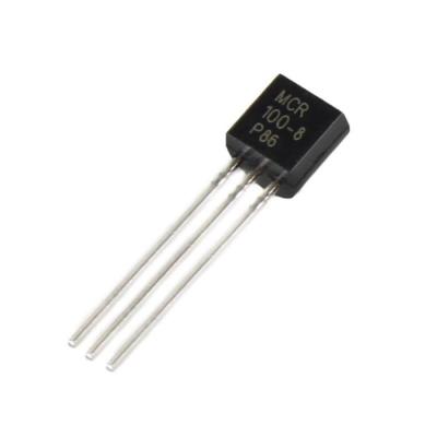 Cina MCR100-8 0.8A 600V TO-92 Power Transistor IC Thyristor Componenti elettronici Nuovo e originale in vendita