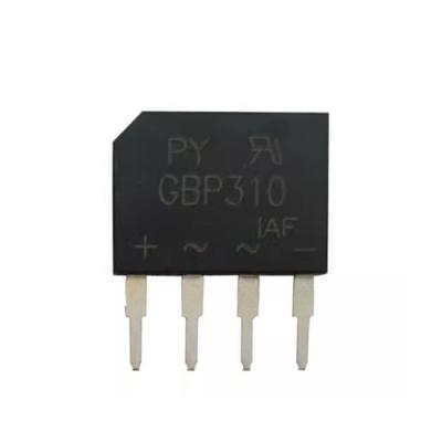 China Glass Passivated Fast Bridge Rectifier Electronic Component GBP310 GBP Bridge Rectifier Bridge Diode for sale