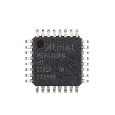 China ATMEGA328PB-AU TQFP-32 Embedded Microcontroller Integrated Circuit Single Chip  IC MCU 8BIT 32KB FLASH ATMEGA328PB-AUR for sale