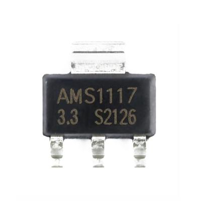 Китай Новый оригинальный AMS1117-3.3V 1.5/1.8/5.0vADJ регулируемая мощность IC Buck Chip SOT-23 продается
