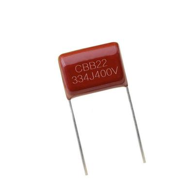 China 334J400V 6560 High Frequency CBB22 Thin Film Capacitor IC Directly Inserted Into Aluminum Electrolytic Capacitor Components for sale