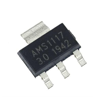 China AMS1117-3.0 SOT-223 Three-terminal voltage regulator chip electronic components high-quality inverter CPU chip for sale
