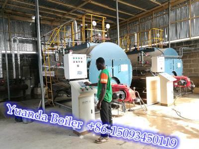China Industrial Fire tube 8 ton 8000kg 8 tph gas fired steam boiler price for sale