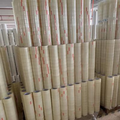 China 200y 300y Clear Transparent Strong Bopp Packing Tape for Carton Sealing Low Noise Shipping Packing Tape Cinta De Embalaje for sale