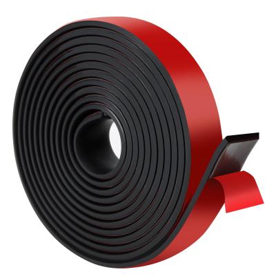 China Solid Neoprene Rubber Sheets Rolls Adhesive Rubber Strips and Gaskets Pads Seals for Crafts Custom Cutting Service for sale