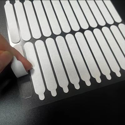 China Acrylic Waterproof 10mm X 60mm Clear Double Sided Tape for Press-On Nails Pressure Sensitive Masking Tape for sale