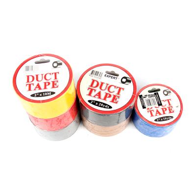 China Wholesale Price Heavy Duty Transparent Polyester Duct Tape 5cm Width Single Sided Acrylic Pressure Sensitive Silver Colored Mesh for sale