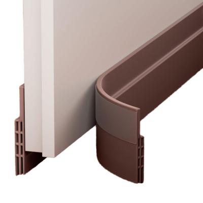 China Door Draft Stopper with Soundproof Weather Stripping Single Sided Adhesive Door Sweep and Blocker for sale
