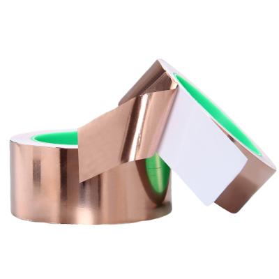 China High Copper Foil Tape Guitar EMI Shielding Electrical Repairs Stained Glass-Conductive Adhesive Slug Repellent Crafts Masking for sale