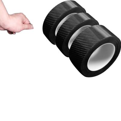 China Single Sided Carbon Fiber Anti-Collision Protector Tape Automotive Scratch Cover Strip Sticker Door Edge Entry Adhesive Paper for sale