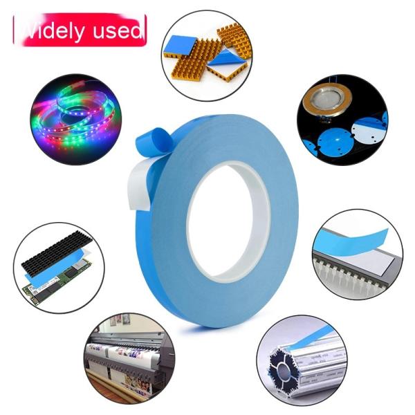 Quality Double-Sided Tape LED Panel Light Insulation Thermal Conductive Blue Film Manufactured Paper Strong Adhesive Heat-Resistant for sale