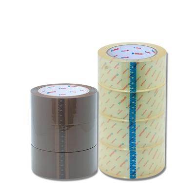 China Factory Direct Custom-Made Silent Sealing Tape Single Sided 48mm Width Silicone Adhesive Material OPP Wholesale Packaging Tape for sale