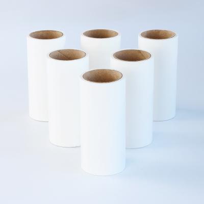 China High Adhesion Clothes & Pet Hair Remover Solid Stock Magic Sticky Paper Brush Tealable Lint Roller Paper Core for sale