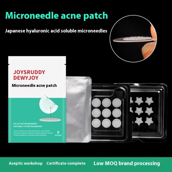 Quality Single Sided Painless Microneedle Acne Patch Microcrystals Water Activated PE for sale