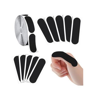 China Custom Elastic Fabric Sports Finger Guard Single Sided Adhesive Bowling Thumb Tape with Special Finger Hole Sticker Manufacturer for sale