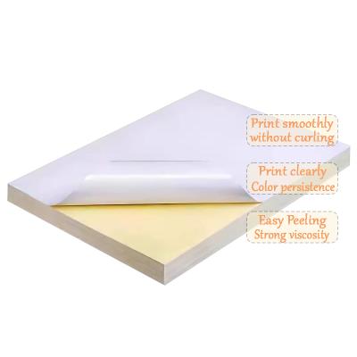China Glossy Cast Coated Jumbo Roll A4 Shipping Labels Adhesive Paper & Film Stock for sale