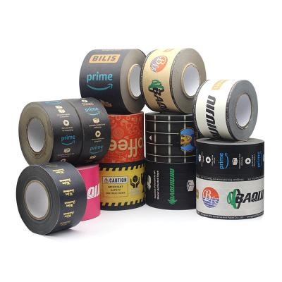 China Custom Logo Printed Packaging Packing Customized Kraft Paper Custom Packing Tape With Logo Printing 4Cm 4713 for sale