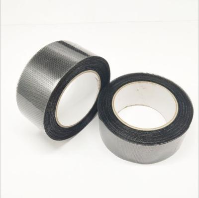 China Black 48mm Single Sided Duct Cloth Gaffer Tape Water Proof Adhesive Tape 20m Length with Acrylic Pressure Sensitive Side for sale