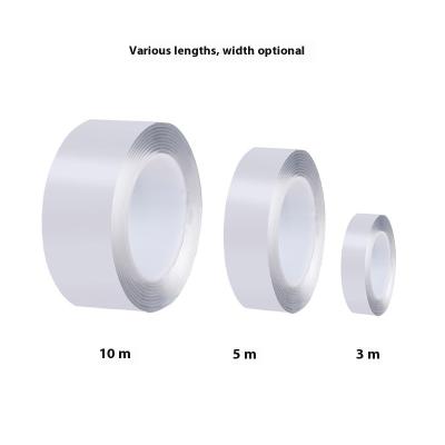China Customized Strong Adhesive Non-Marking Transparent Washable Removable Nano-Double-Sided Tape Customized Car-Mounted PU Material for sale