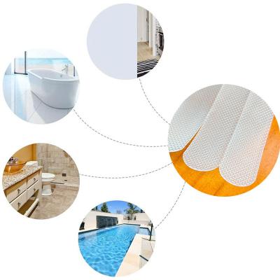 China Cross-Border Anti-Slip Bathroom PEVA Stickers Self-Adhesive Shower Room Bathtub Strips Acrylic Masking for Stairs and Floors for sale