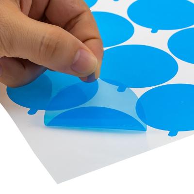 China Customized PE Blue Protective Film PVC Lens Static Dustproof Scratch-Resistant Static Adsorption PET Food Plastic Lens Cover for sale