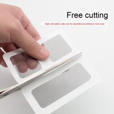 China Self-Adhesive Household Anti-Mosquito Screen Window Repair Patch Drain Outlet Screen Patching Subsidy Adhesive Paper & Film for sale