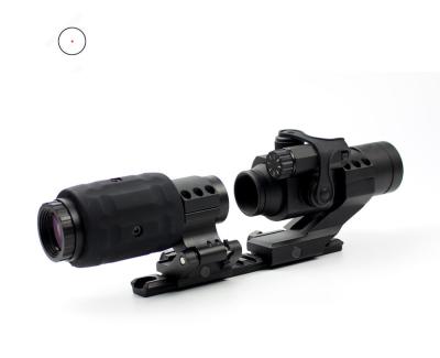 China Large Range Red Dot Optical Sight 1 Moa Red Dot Sight With Magnifier for sale