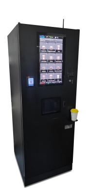 中国 シングルスクリーン 21.5 インチ 豆からカップ セルフサービス フロアスタンドコーヒーマシン 販売のため