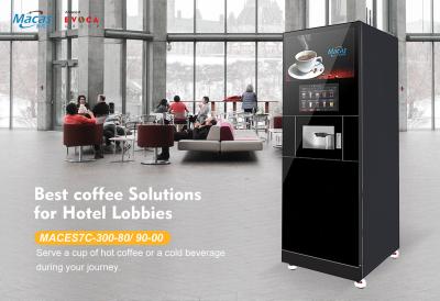 China Máquina de café de gabinete totalmente automática Macas con múltiples ingredientes para diversas bebidas en venta