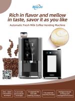 China Fresh Milk Espresso Automatic Coffee Vending Machine Cafe Use for sale