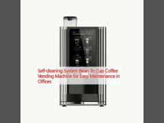 Zelfreinigend systeem Koffiemachine voor eenvoudig onderhoud in kantoren