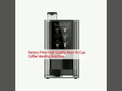 Factory Price High Quality Bean To Cup Coffee Vending Machine
