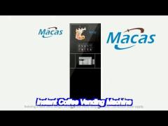 sheet metal body instant coffee vending machine with direct connection water supply