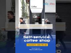 Máquinas automáticas de café Espresso com internet 4G