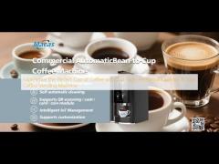 Máquina vendedora de café inteligente e compacta de feijão a xícara para implantação de OCS pela Evoacas
