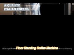 Potente desempenho com Macas comercial totalmente automático armário fresco moído máquina de café de AC230V fonte de alimentação